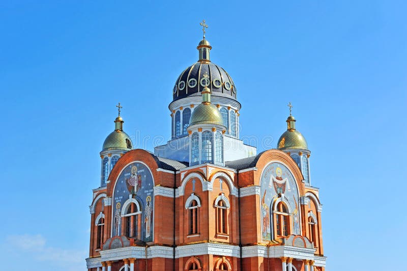 Eastern orthodox cathedral stock image. Image of architecture - 37646601