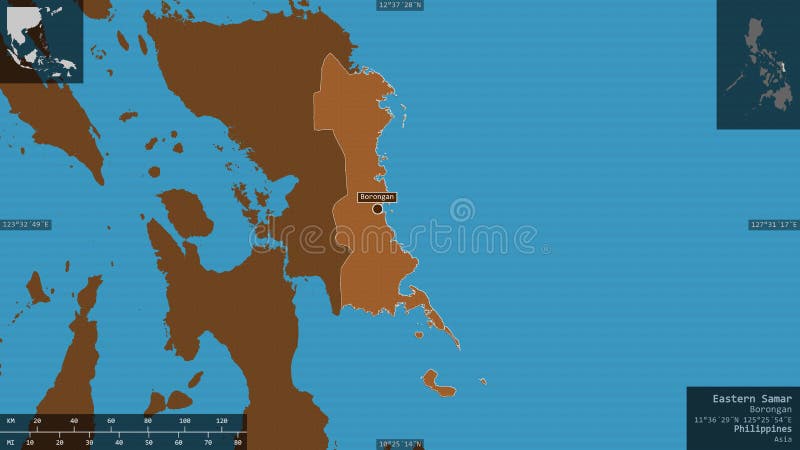Eastern Samar, Philippines - Composition. Pattern Stock Illustration ...