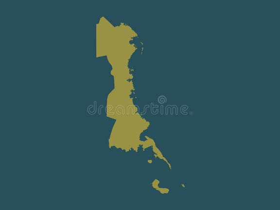 Eastern Samar, Philippines. Solid. No Legend Stock Illustration ...