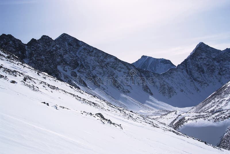 Eastern Sayan Mountains. Altai Stock Photo - Image of peak, tourism ...