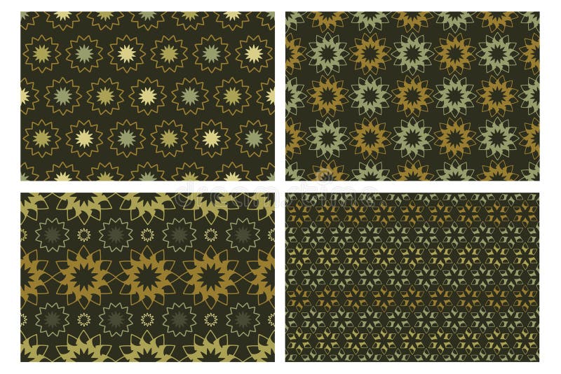 Eastern Seamless Pattern. Moroccan Texture of Various Horizontal Colour ...