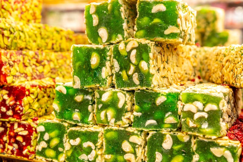Eastern Sweets. Assorted Traditional Turkish Delight (Rahat Lokum ...