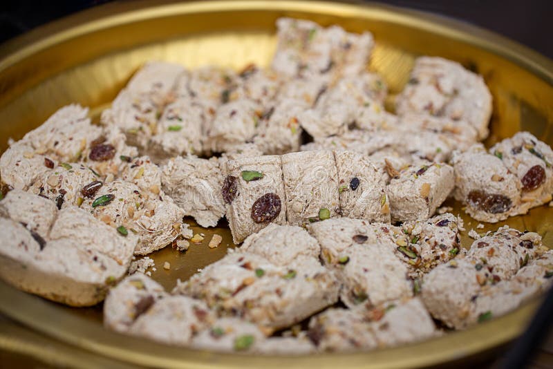 Eastern Sweets with Nuts and Raisins Stock Image - Image of raisin ...