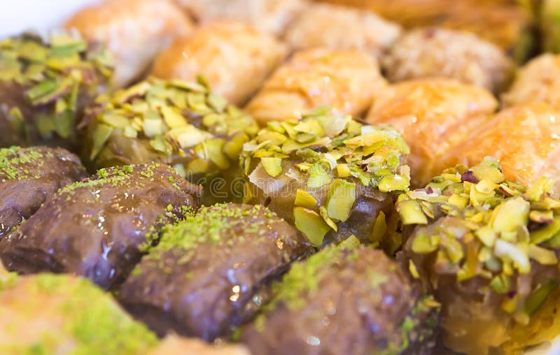 Eastern sweets stock photo. Image of arabic, closeup - 55775488