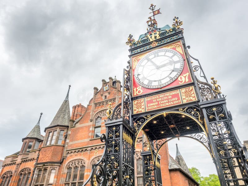 Eastgate Clock in Chester, England Editorial Image - Image of walk ...