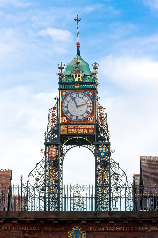 Eastgate Clock, Chester, UK Editorial Stock Photo - Image of history ...