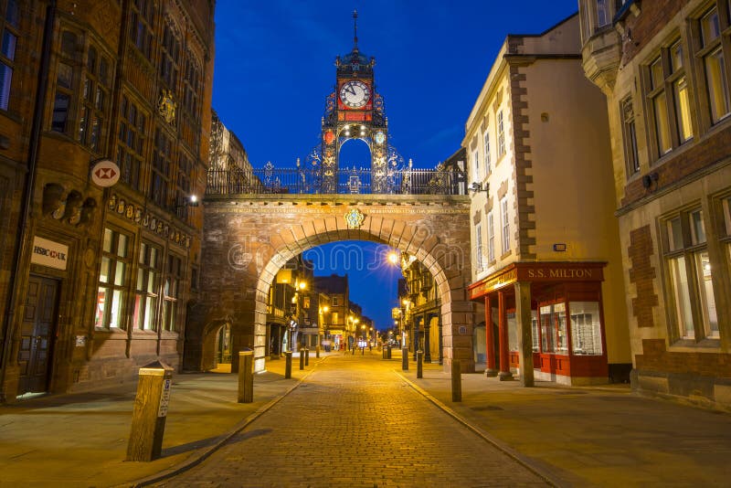 Eastgate Zegar W Chester, Anglia Zdjęcie Stock Editorial - Obraz ...