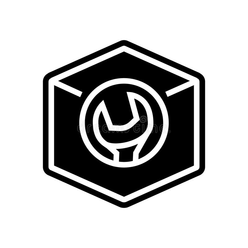 Easy Assembly Glyph Icon Vector Illustration Stock Vector ...