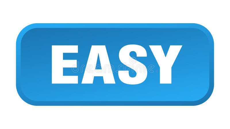 Easy Button stock illustration. Illustration of power - 56138180