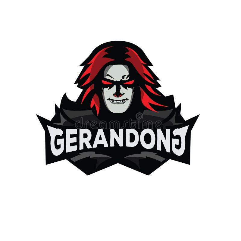 Dracula/devil logo mascot stock vector. Illustration of easy - 128838012