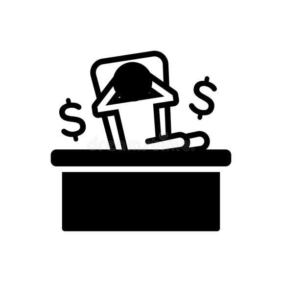 Black Solid Icon for Easy, Simple and Convenient Stock Vector ...