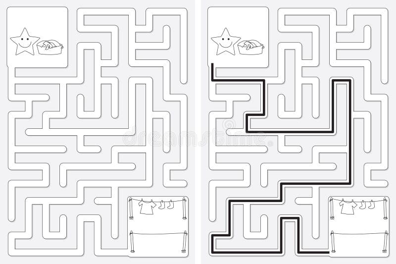 Laundry Maze Stock Illustrations – 14 Laundry Maze Stock Illustrations ...