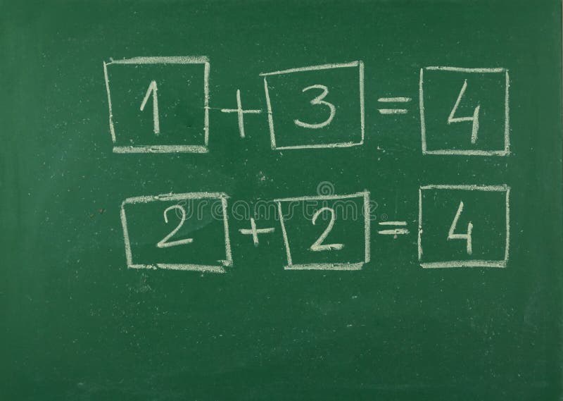 Easy math. stock image. Image of addition, prime, math - 212786989