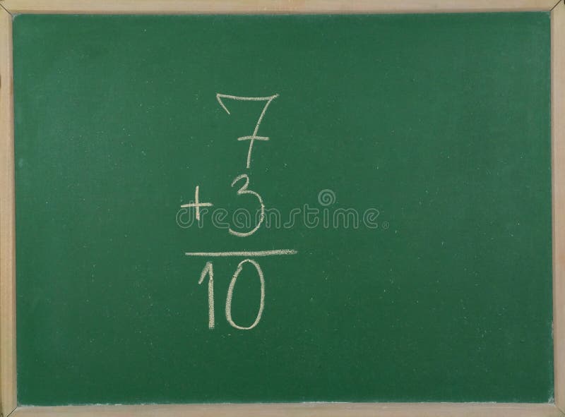 Easy math stock image. Image of circle, document, label - 211457233