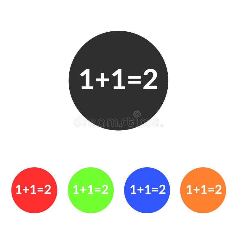 Easy math icon stock illustration. Illustration of logo - 238319087