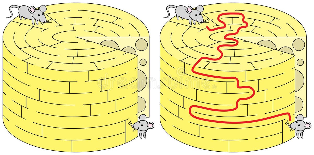 Mice Maze Stock Illustrations – 73 Mice Maze Stock Illustrations ...