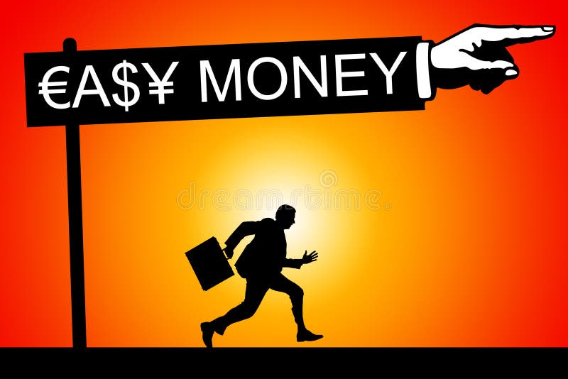 Easy money stock illustration. Illustration of financial - 49090514