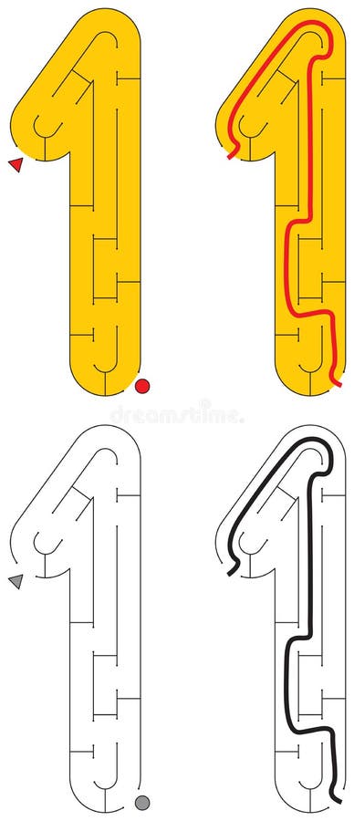 Maze 1 Stock Illustrations – 1,100 Maze 1 Stock Illustrations, Vectors ...