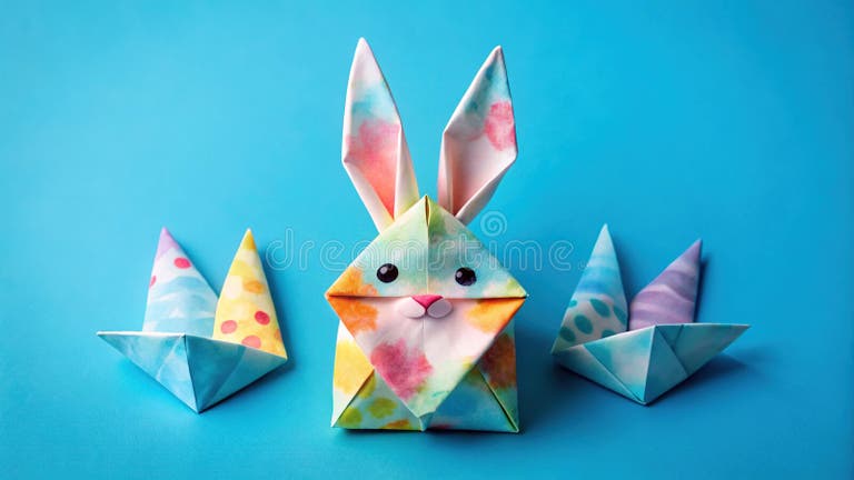 Easy Origami Easter Bunny DIY Tutorial StepbyStep Instructions for a ...