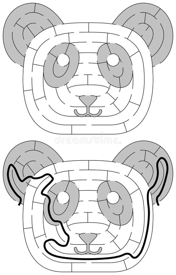 Panda Maze Stock Illustrations – 140 Panda Maze Stock Illustrations ...