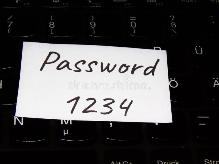 Easy Password Security stock image. Image of laptop - 106506203
