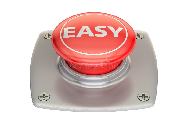 Press Easy Button Stock Illustrations – 490 Press Easy Button Stock ...