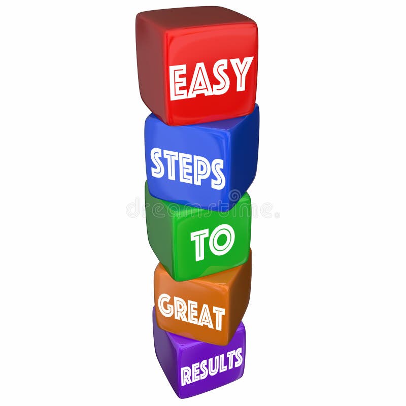 Follow these Steps Diagram Workflow Instructions Stock Illustration ...