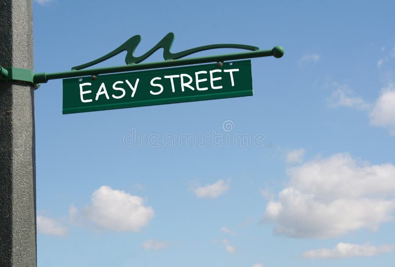 Easy street stock photo. Image of strive, upper, rich, drive - 662350