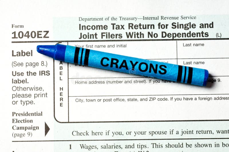 Easy Tax Form editorial photography. Image of paperwork - 4198797