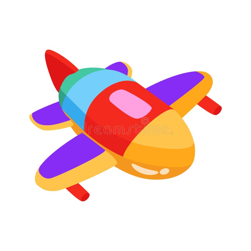 Easy To Edit 3d Style Icon Kids Baby Plane Stock Illustration ...