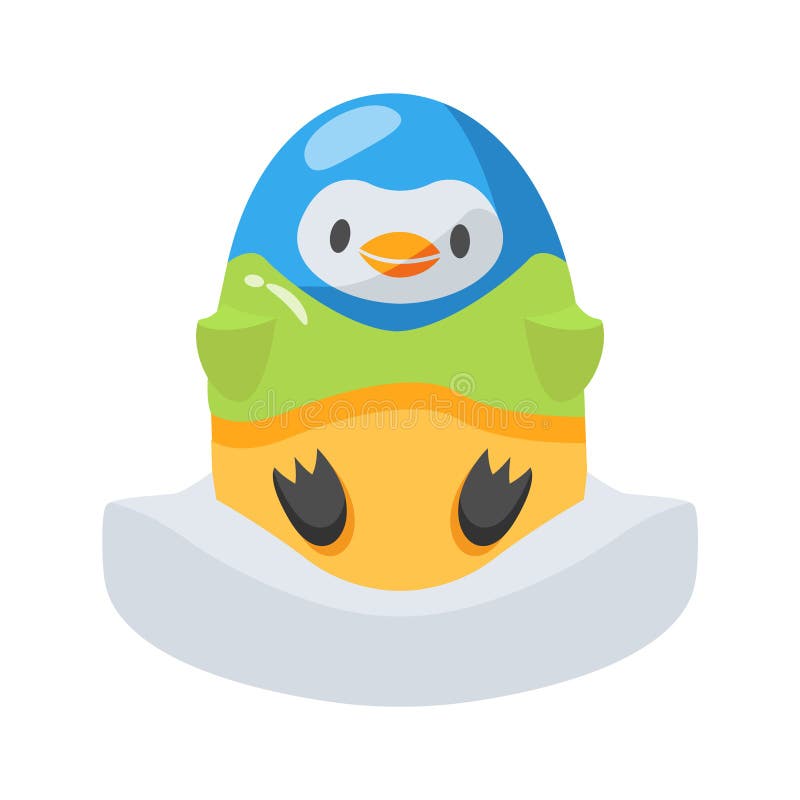 Easy To Edit 3d Style Icon Showing Penguin Plush Toy Stock Illustration ...