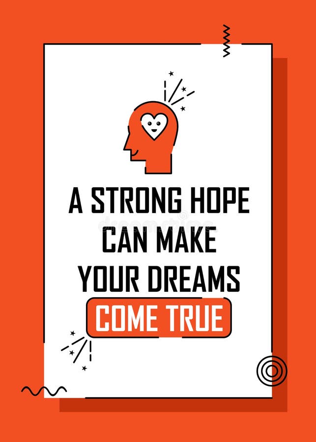 Poster Design with Motivational Quotes. Stock Vector - Illustration of ...