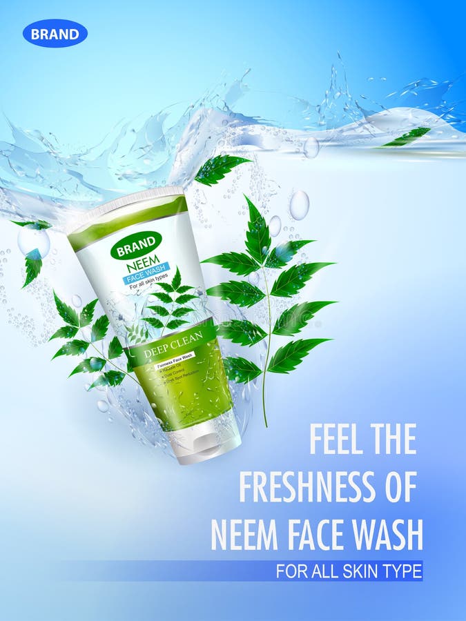 Advertisement Promotion Banner for Cool and Refreshing Foaming Face ...