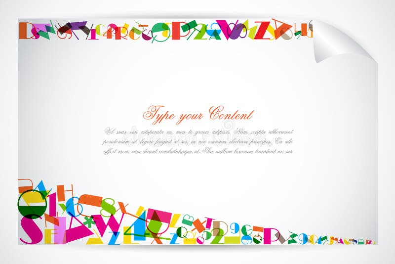 Colorful Education Background Stock Vector - Illustration of glossy ...