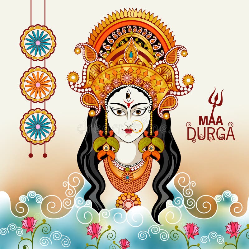 Durga Puja Pattern Background Vector Illustration Stock Illustration ... Durga Puja Pattern Background Vector Illustration Stock Illustration ...