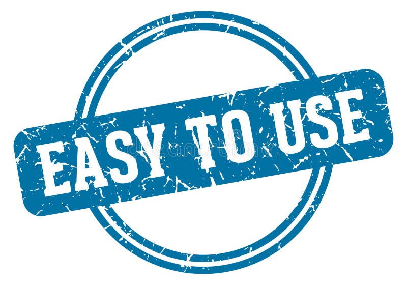 Easy to use stamp stock vector. Illustration of sign - 365329140