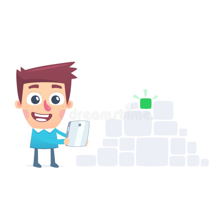 Easy Way To Find Information Using Modern Stock Vector - Illustration ...