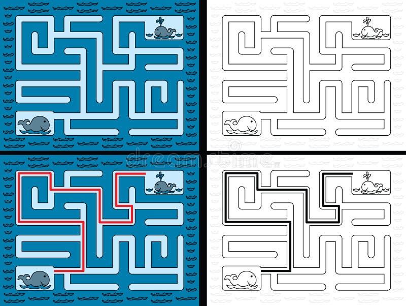 Easy mouse maze stock vector. Illustration of cheese - 71704576