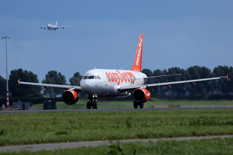 Easyjet Plane Taking Off from Runway Editorial Stock Photo - Image of ...