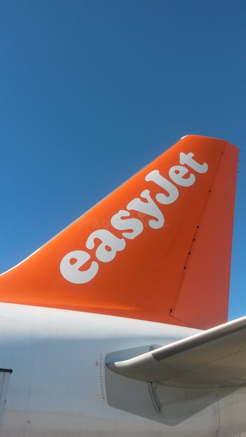 EasyJet plain editorial image. Image of plain, tail, easyjet - 47668630
