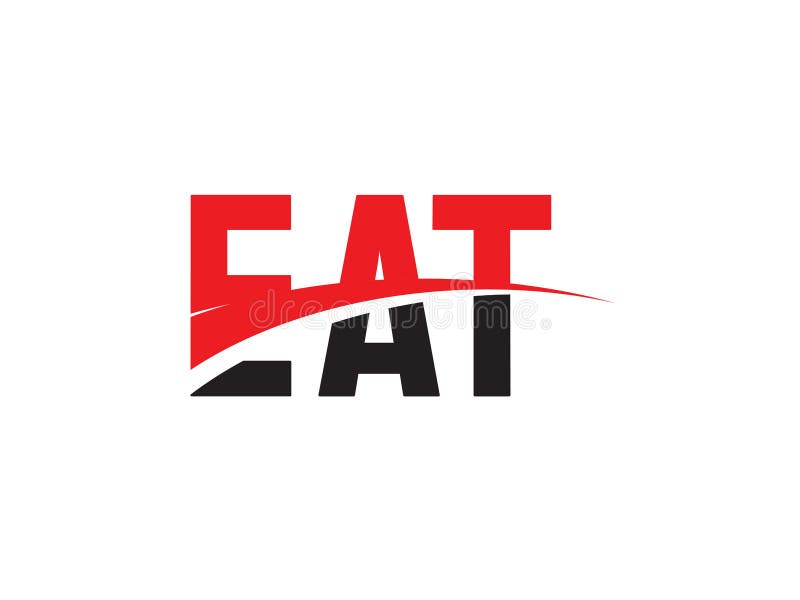 EAT Letter Initial Logo Design Vector Illustration Stock Vector ...