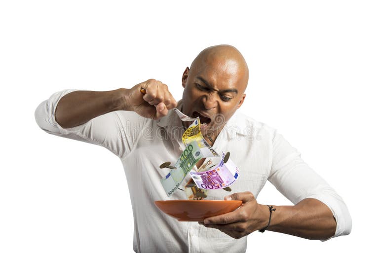 Eat money stock photo. Image of banknote, food, banking - 30630516