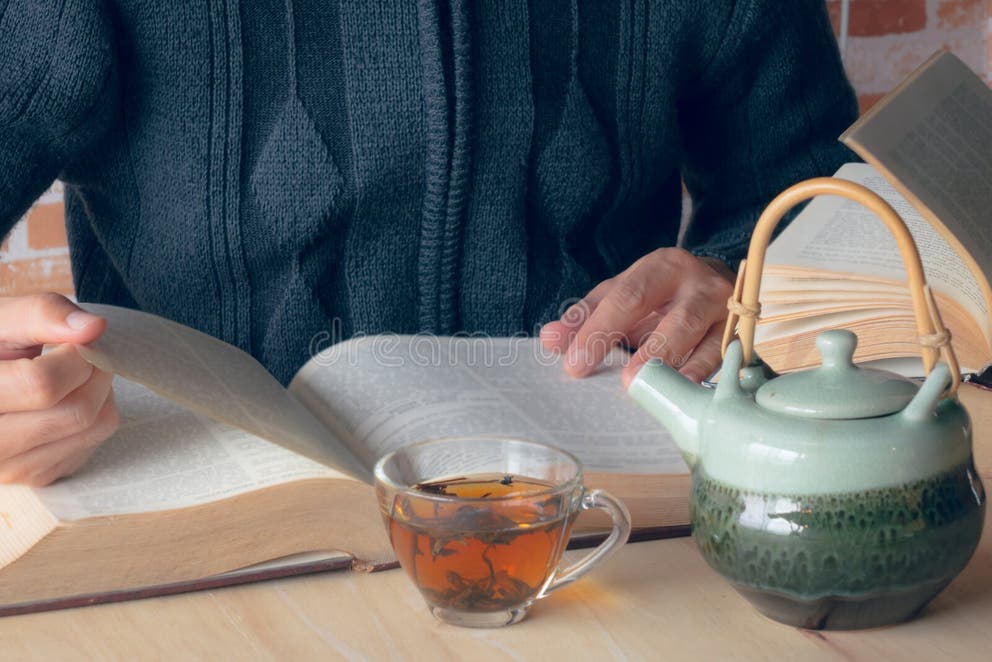 Eat tea at Reading stock image. Image of black, city - 93382429