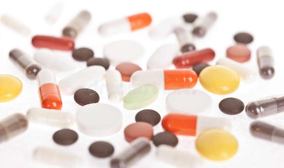 Eat Too Many Tablets at Once Stock Image - Image of damaging ...