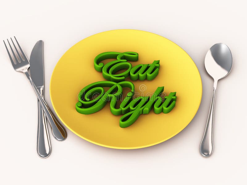 Eat well diet plan stock illustration. Illustration of meal - 24977803