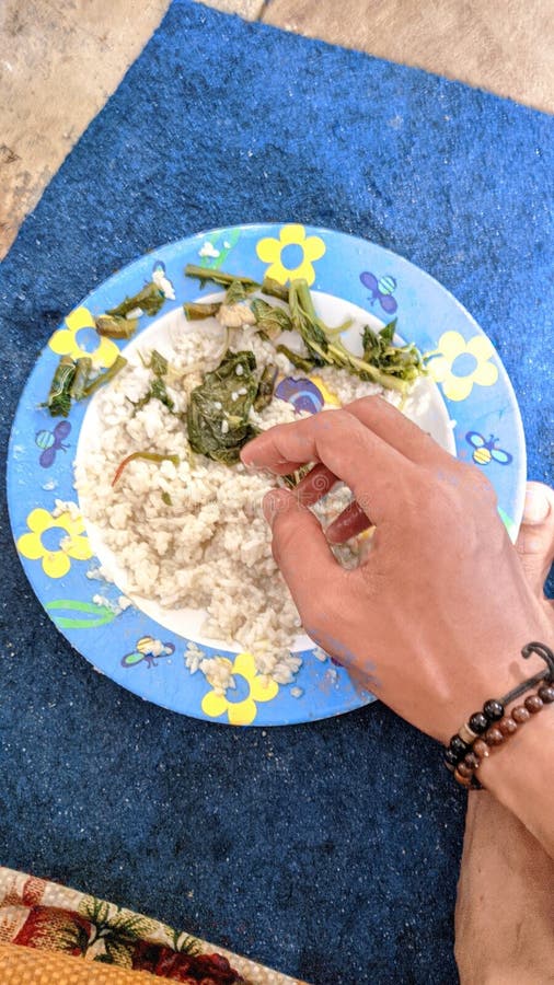 Eat with your hands stock image. Image of piring, hands - 268165925