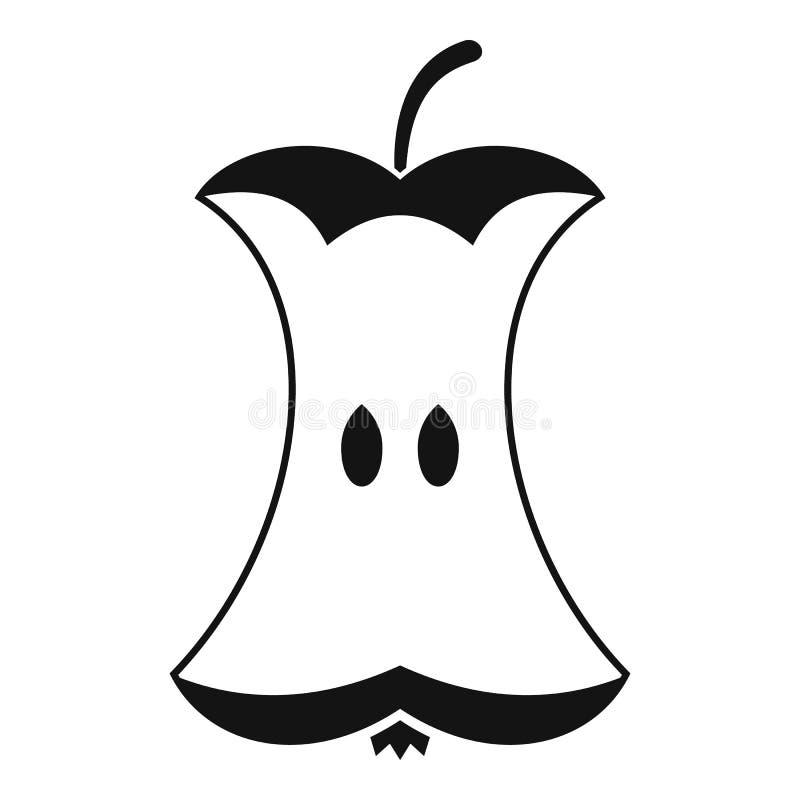 Eaten Apple Stock Illustrations – 296 Eaten Apple Stock Illustrations ...