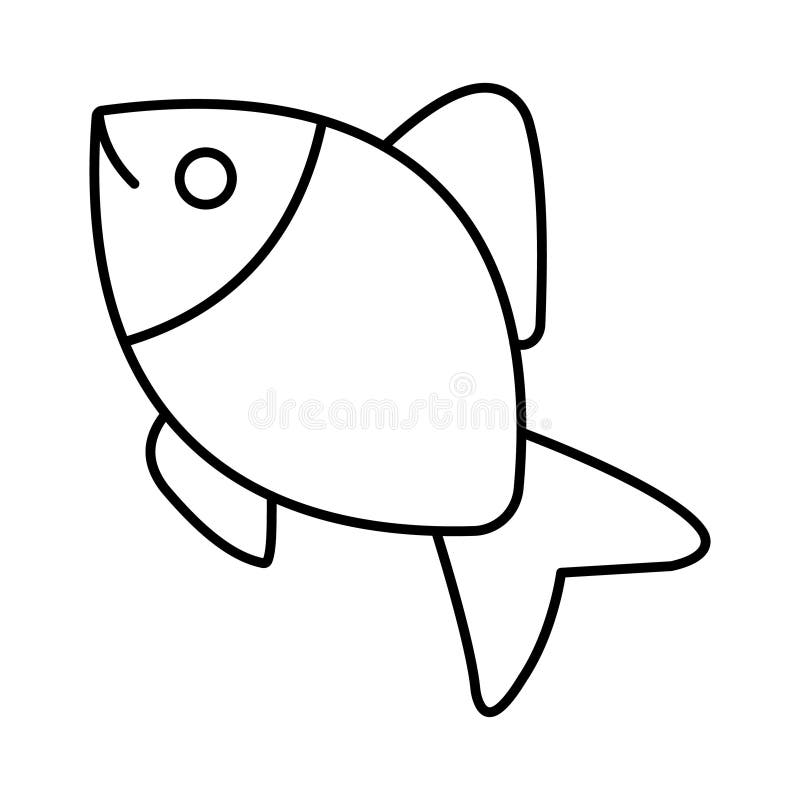 Eaten by a Fish stock illustration. Illustration of fish - 41748643