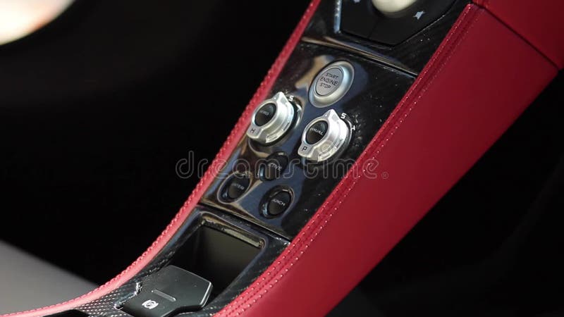 Eather Interior of a Sports Car Stock Video - Video of leather, harness ...