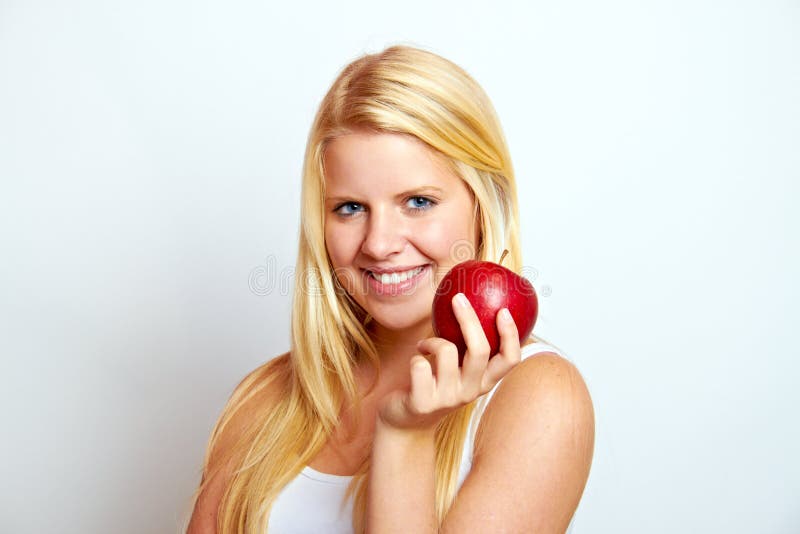 Eating an apple stock photo. Image of human, face, expressions - 25750760